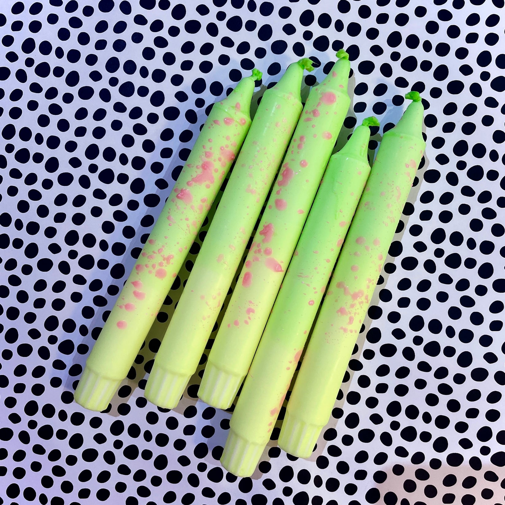 Neon Mix Taper Candles – Ponnopozz